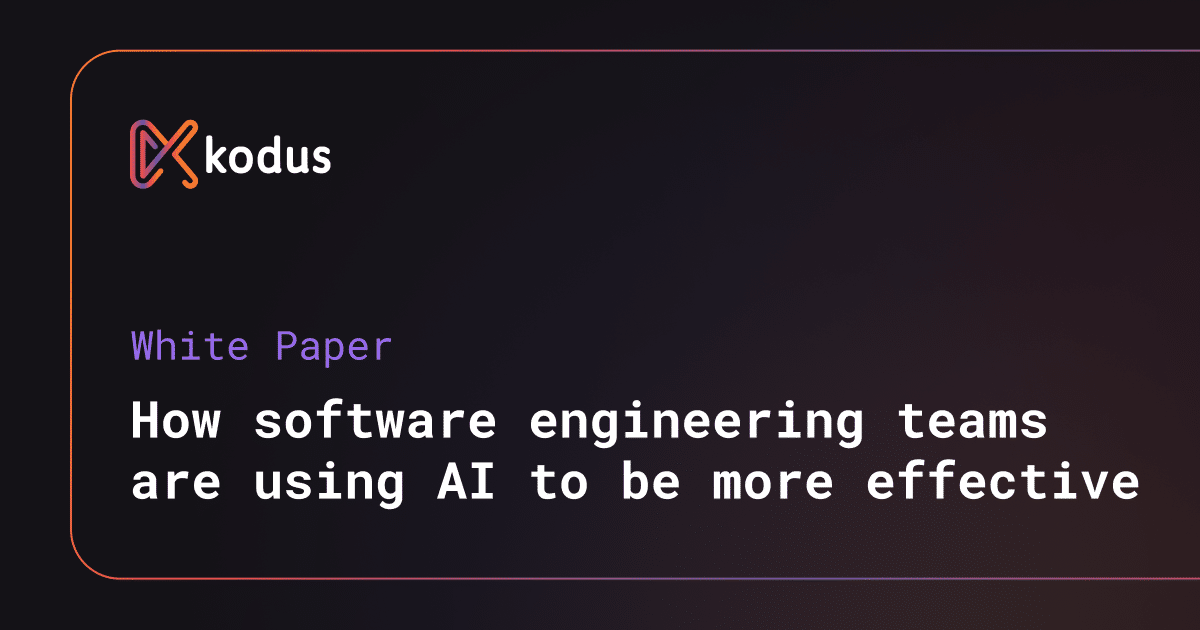 How software engineering teams are using AI to be more effective
