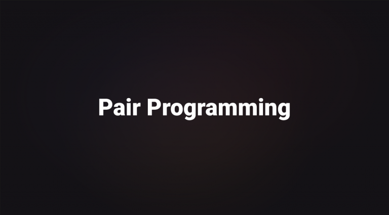 O que é Pair Programming?
