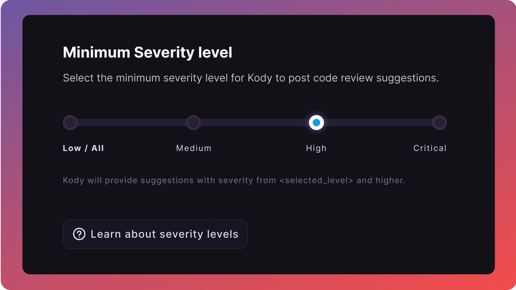 How to adapt Kody for teams that open lots of small PRs