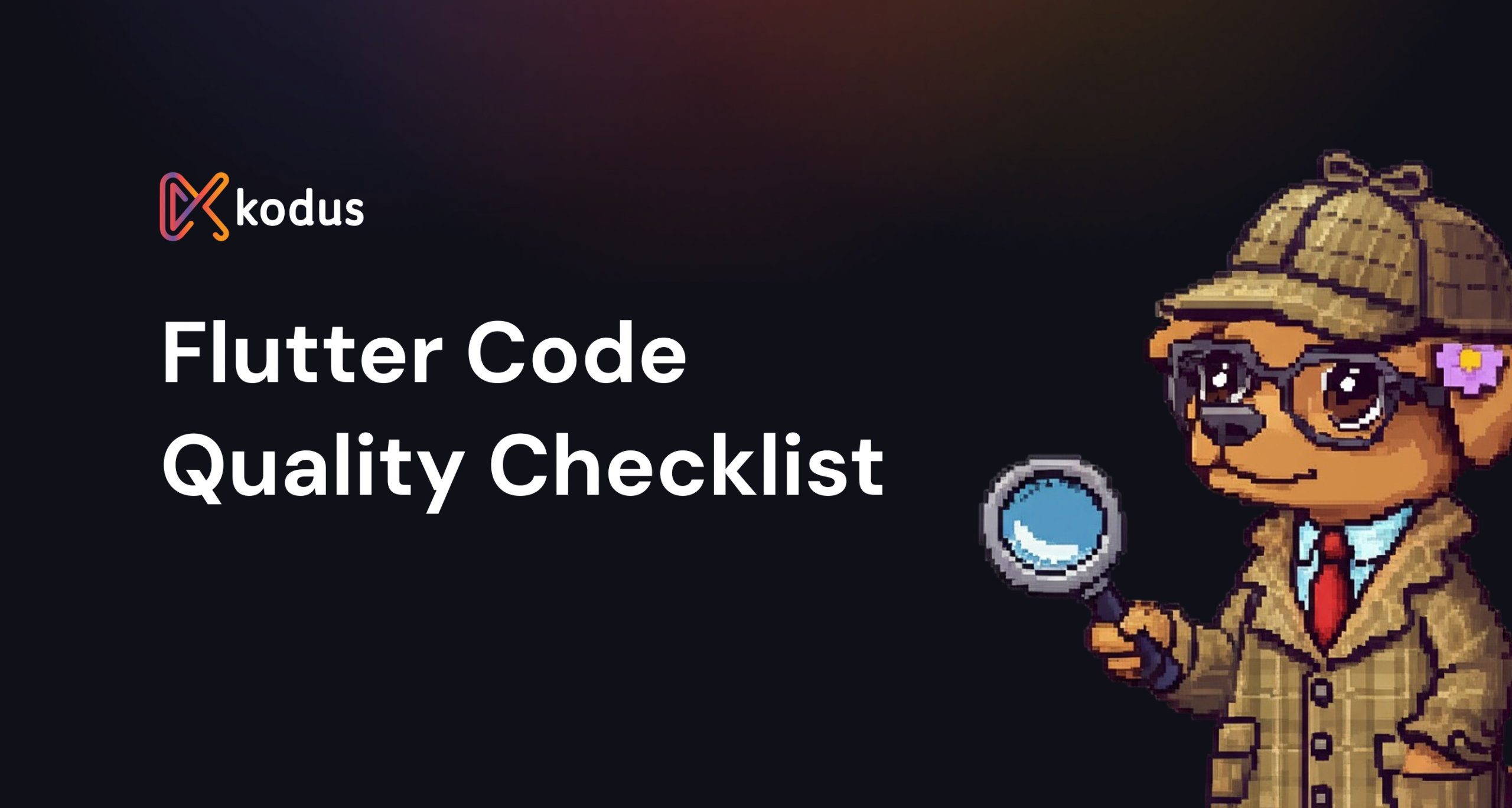 Flutter Code Quality | Checklist