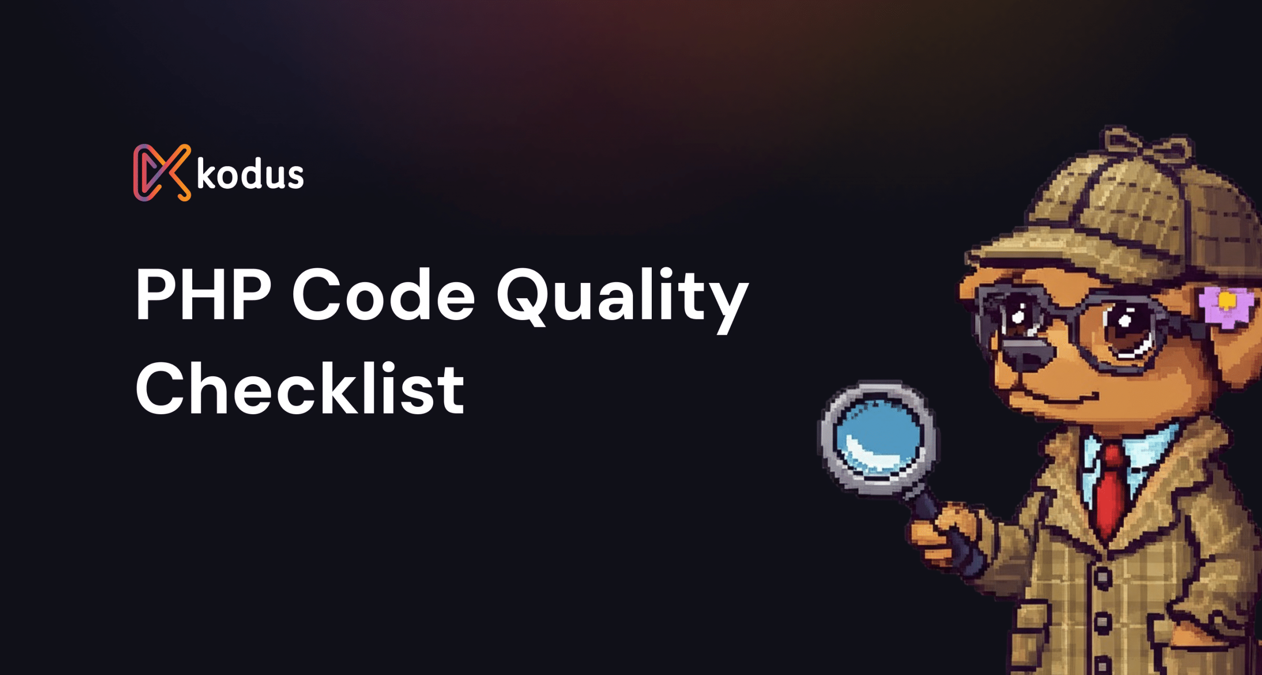 Php Code Quality Checklist